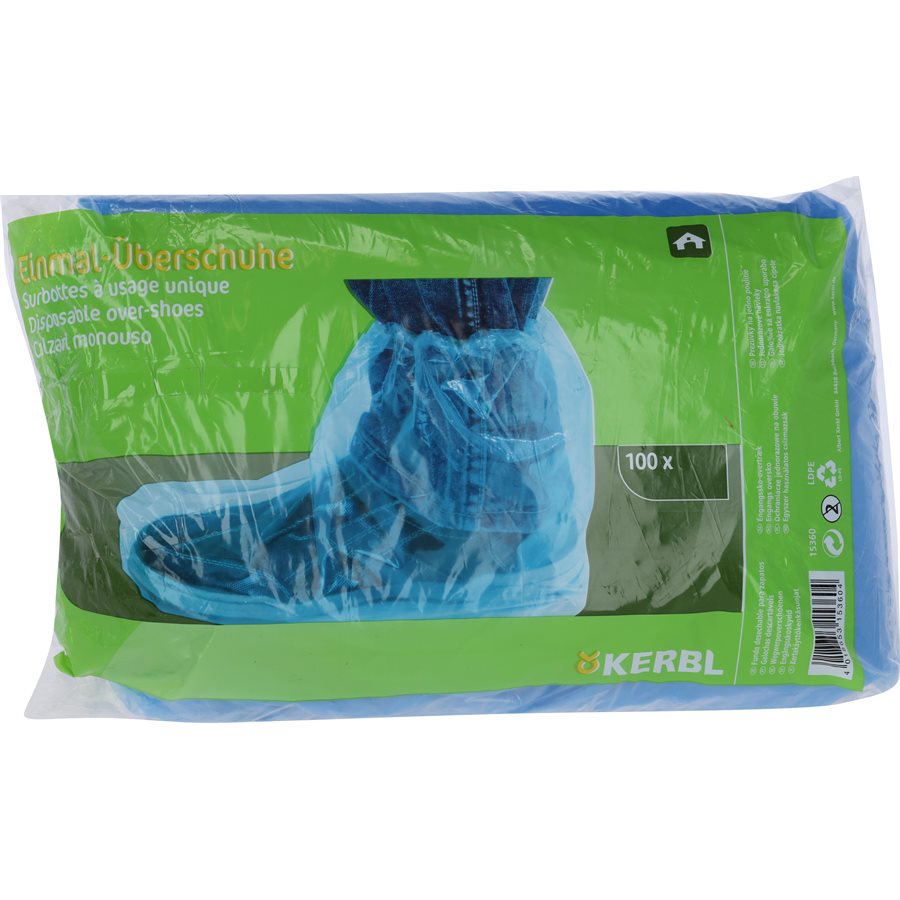 Bottes jetables Kerbl avec élastique basse, 3 mil. Sac / 100
