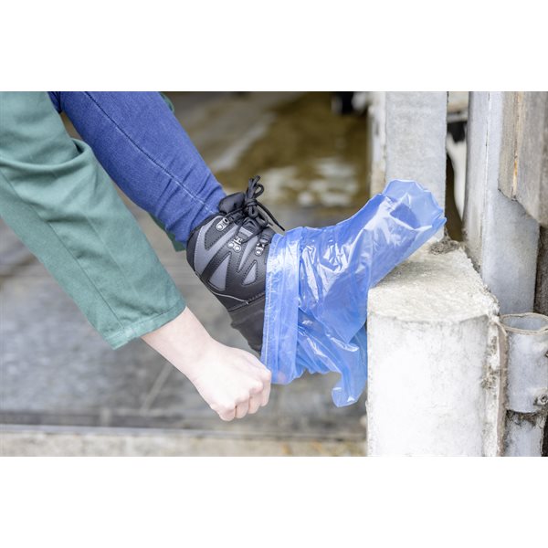 Bottes jetables Kerbl avec élastique basse, 3 mil. Sac / 100